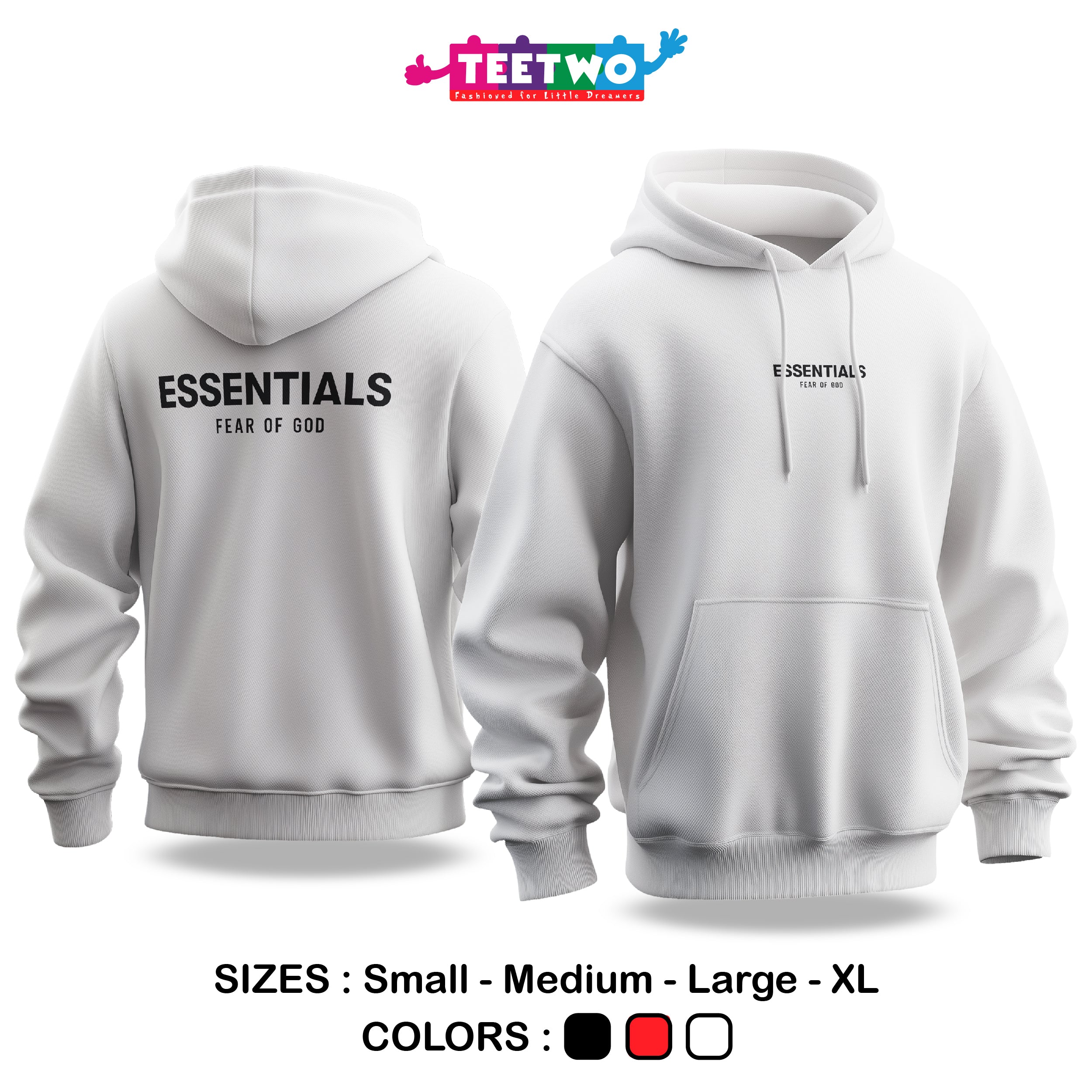 ESSENTIALS HOODIE – TEETWO